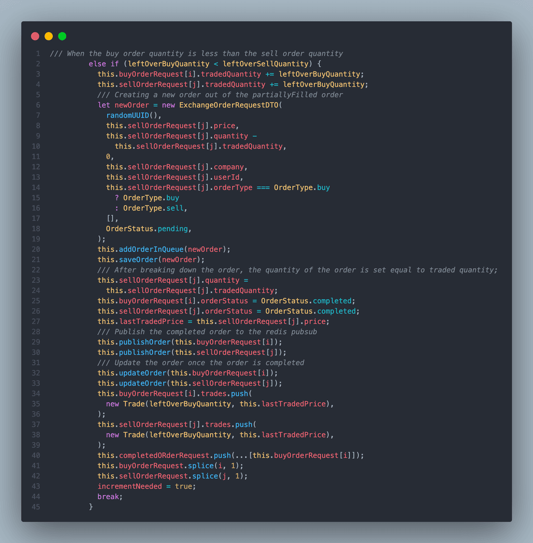 Matching Engine for a Stock Trading Application- GeekyAnts