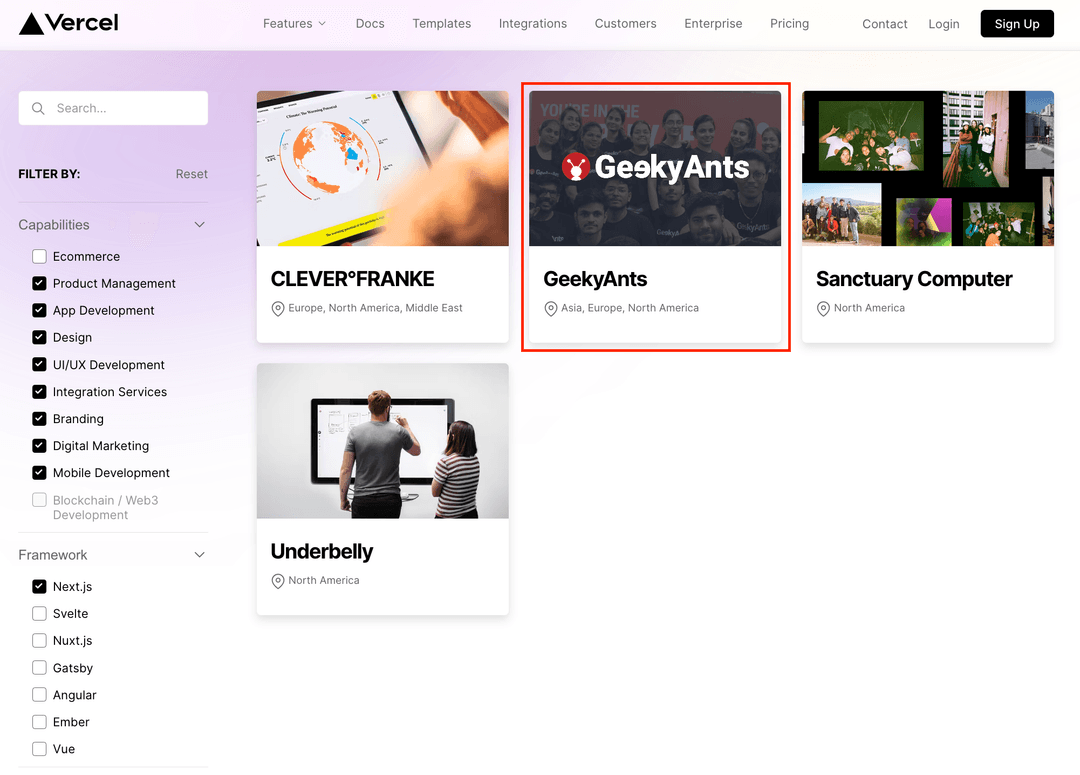What Are The Advantages of GeekyAnts Being Vercel Partners - GeekyAnts