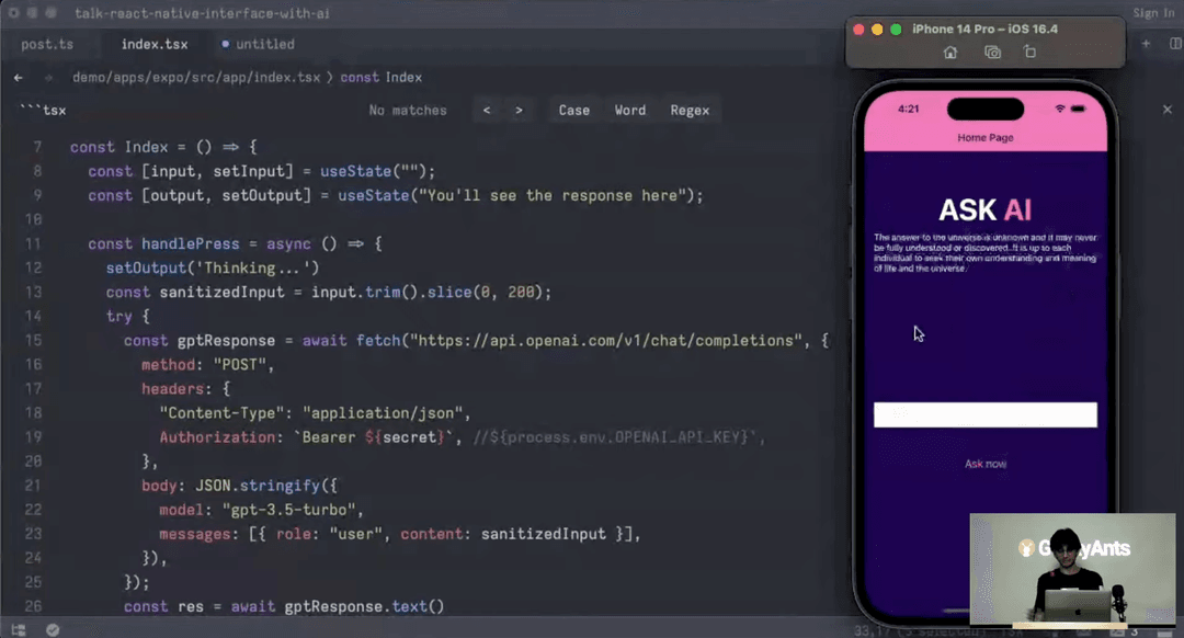 Interface with AI in React Native - GeekyAnts