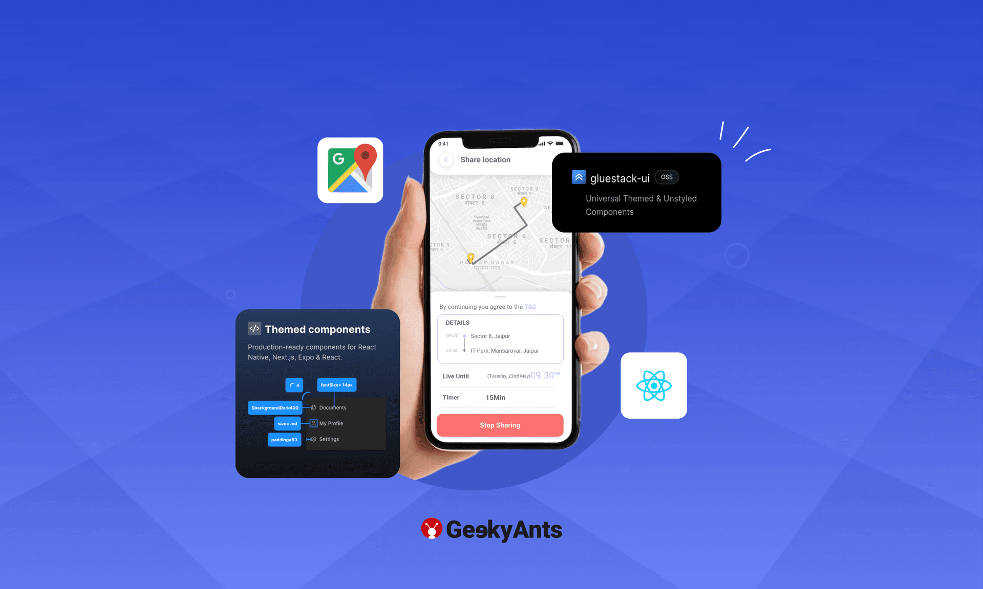 Building a Live Location Sharing and Tracking App Using gluestack-ui with Expo React Native and ...