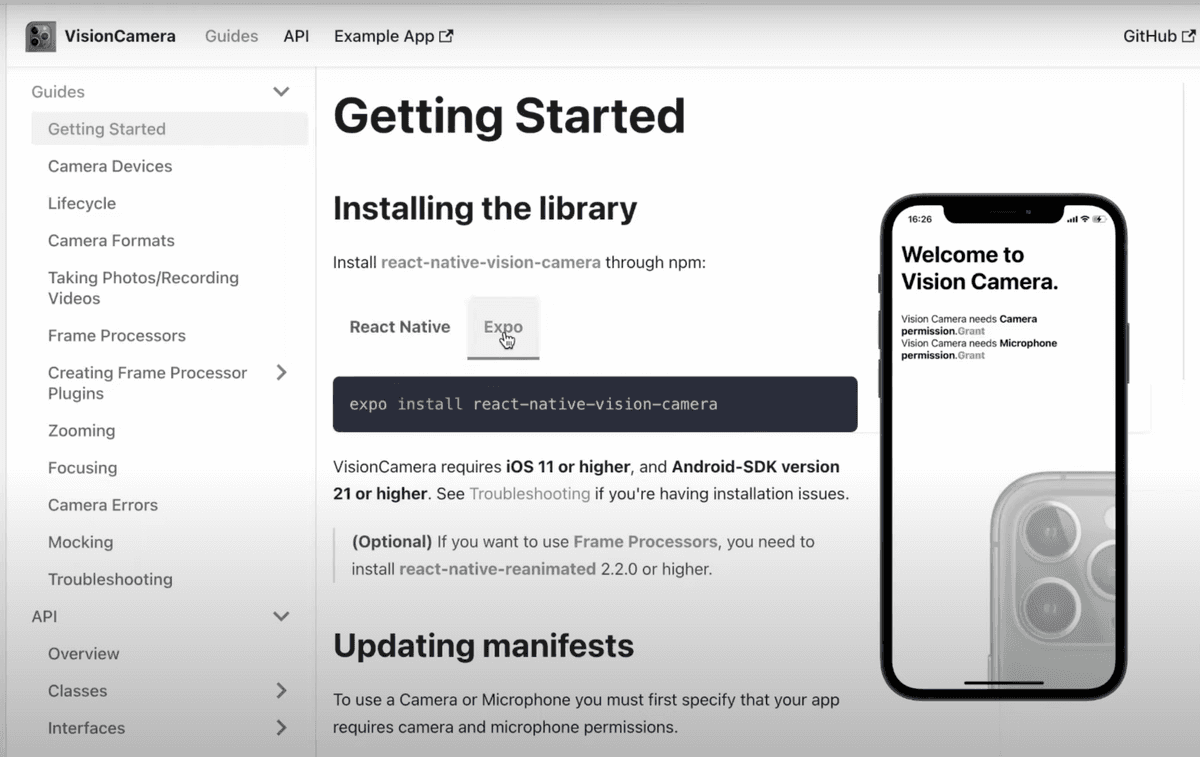 React Native Vision Camera | React Native Package To Give Camera Access To Your App - GeekyAnts