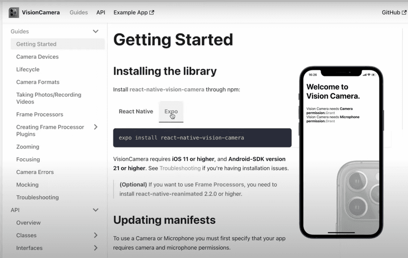 React Native Vision Camera | React Native Package To Give Camera Access To Your App - GeekyAnts
