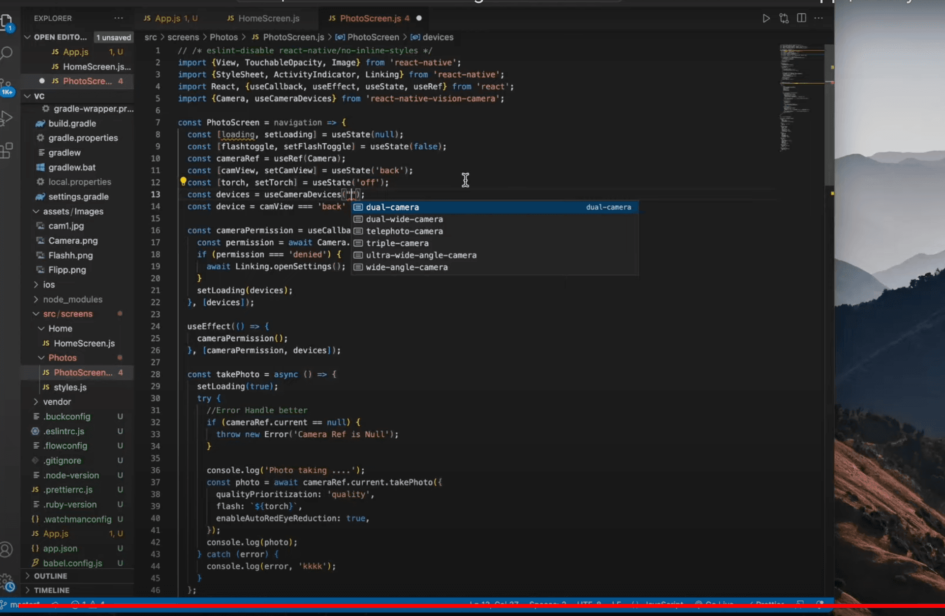 React Native Vision Camera | React Native Package To Give Camera Access To Your App - GeekyAnts