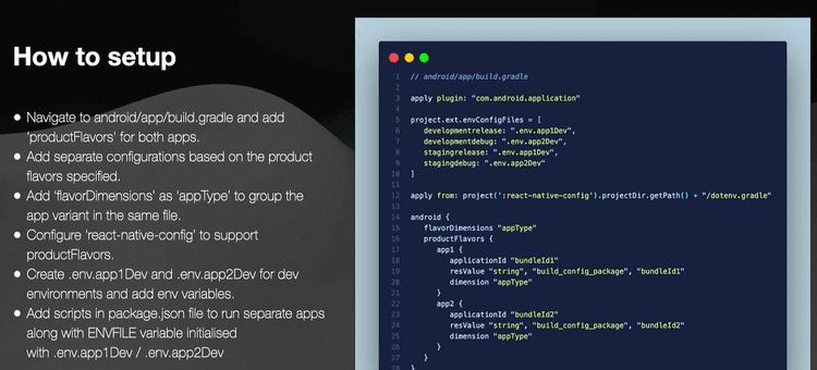 Manage Dynamic Environments in React Native: Simplifying Build Generation Process - GeekyAnts