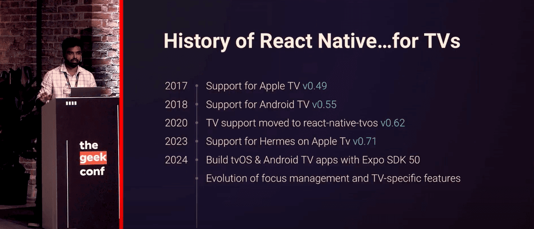 React Native for TV App Dev - GeekyAnts